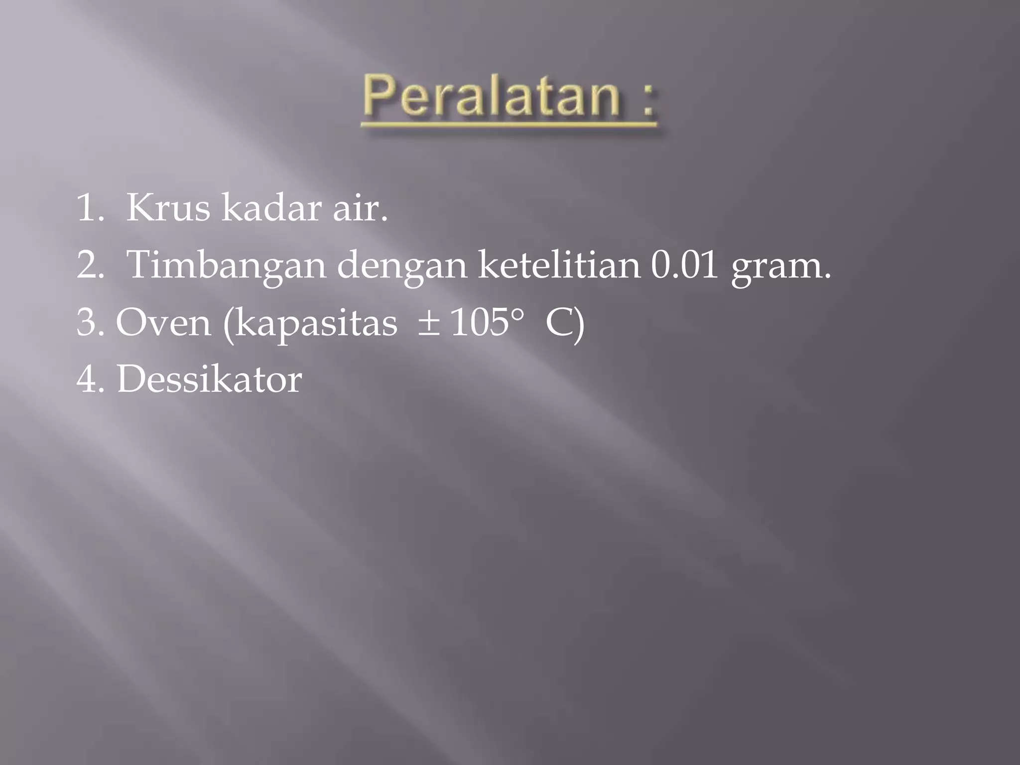 Laboratorium Uji Tanah - Pemeriksaan Kadar Air dan Berat Isi Tanah | PPTX