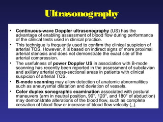 Thoracic Outlet Syndrome | PPT
