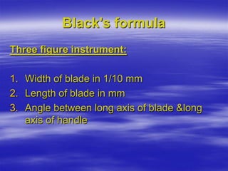 general instruments & instrumentation - Restorative Dentistry | PDF