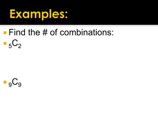 4.2 combinations | PPTX
