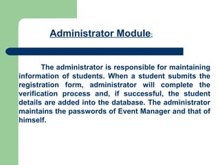 Alumni portal ppt for projects | PPT