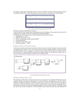 Modeling and Simulation of Wind Energy Conversion System Interconnected with Radial Distribution ...