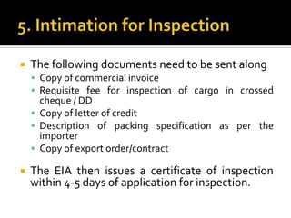 Documents required for exports in India | PPTX