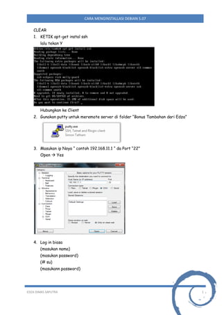 4. install ssh | PDF