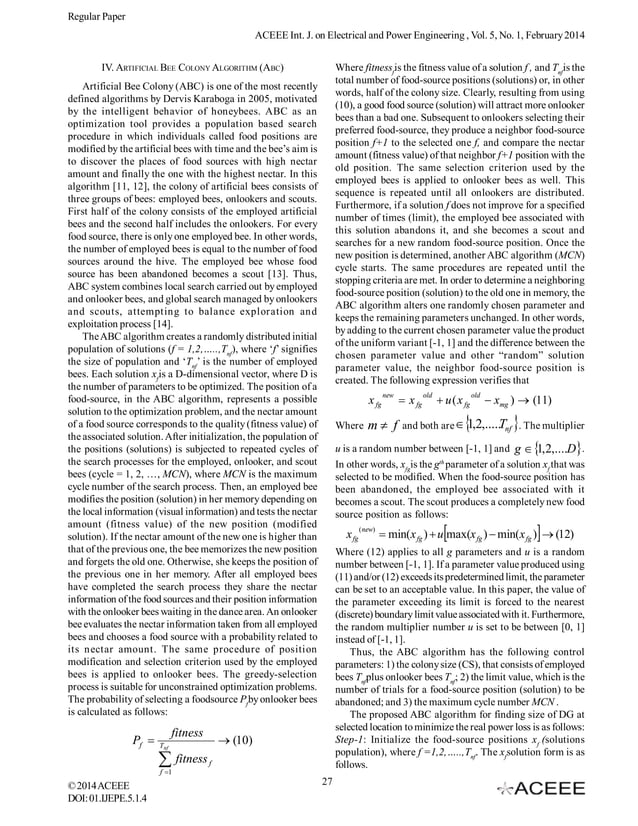 Optimal Placement of DG for Loss Reduction and Voltage Sag Mitigation in Radial Distribution ...