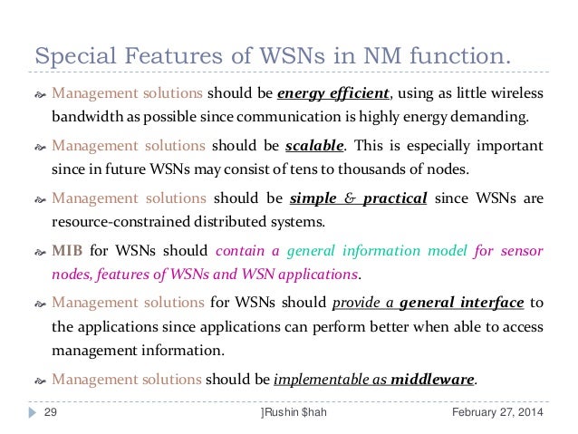 Localization And Management Of Sensor Networks