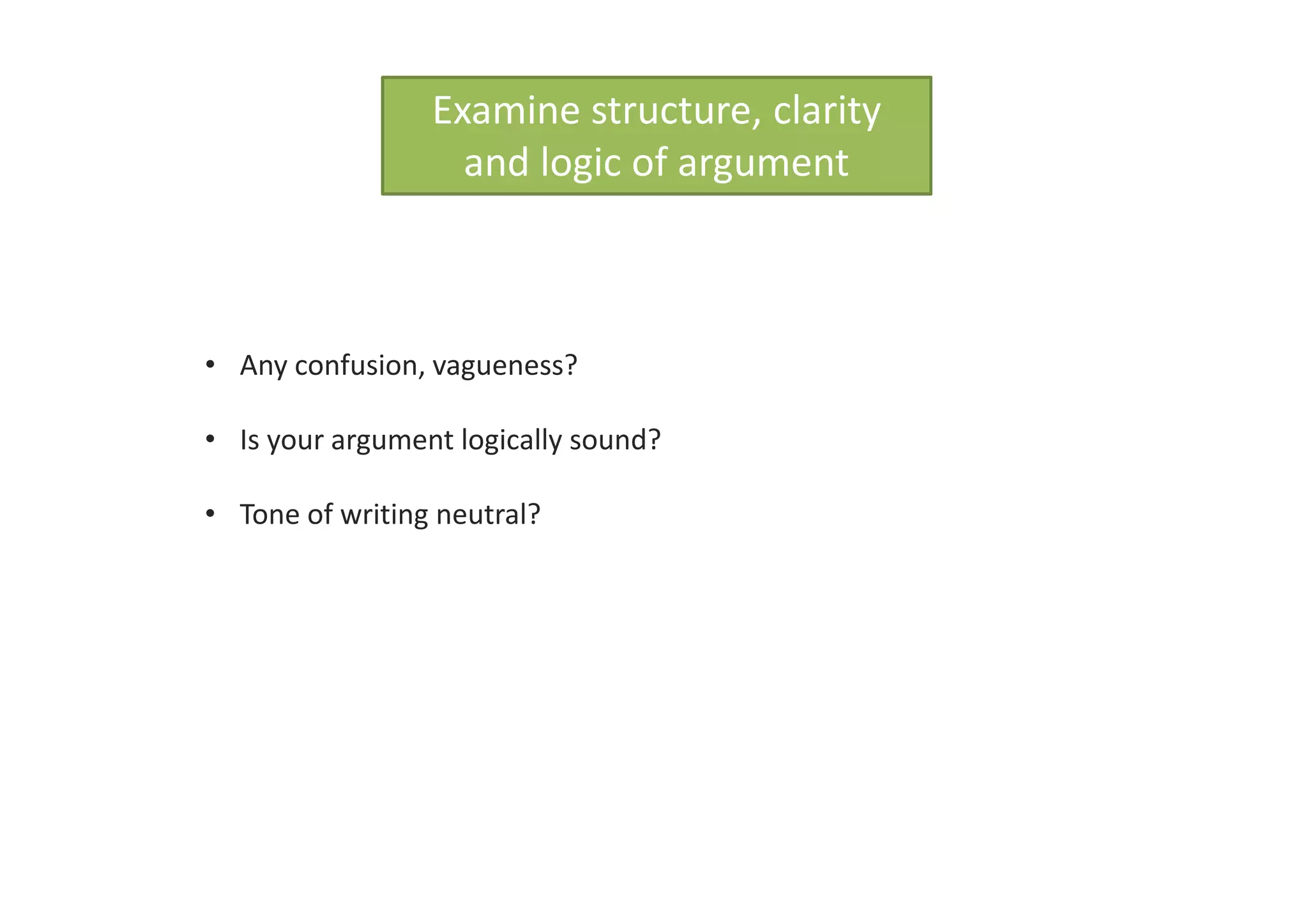 4. devlopping your own arguments | PPT