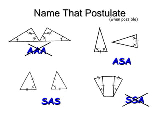 Aas Postulate Examples