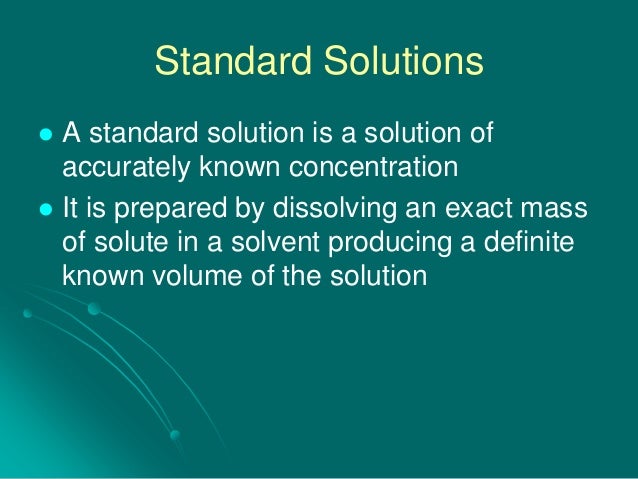 4.1 concentration of solutions