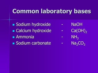 4.2 acids and bases | PPTX