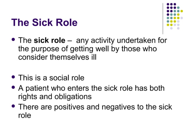 4. illness behavior and perceptions of illness | PPT | Infectious ...