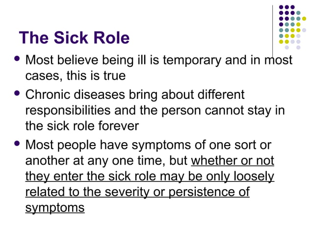 4. illness behavior and perceptions of illness | PPT | Infectious ...