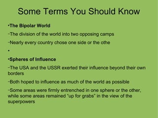 Cold war definitions and causes | ODP