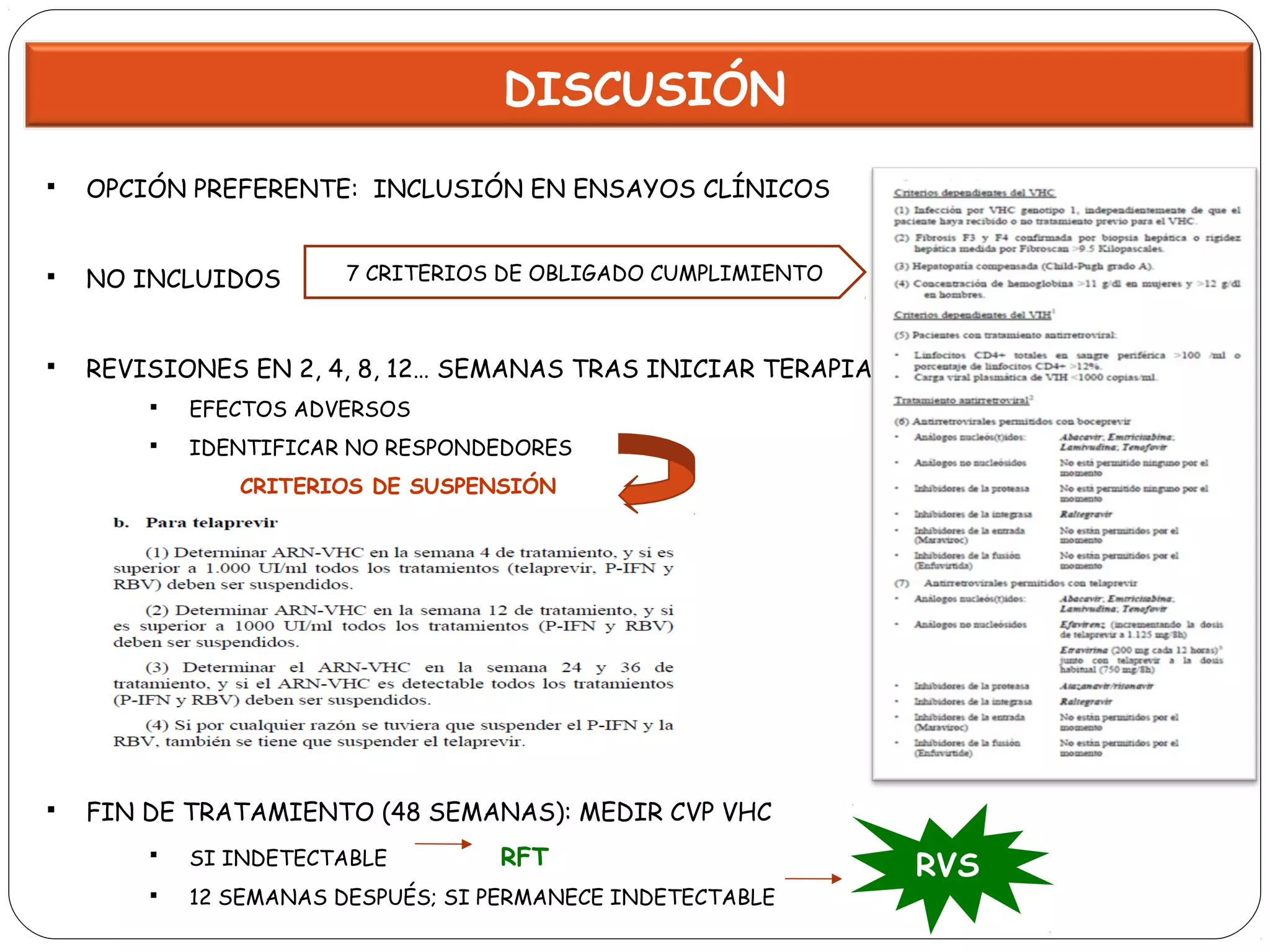 Respuesta al tratamiento de la Hepatitis C con telaprevir en paciente ...