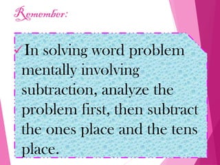 4. solving word problems mentally | PPT
