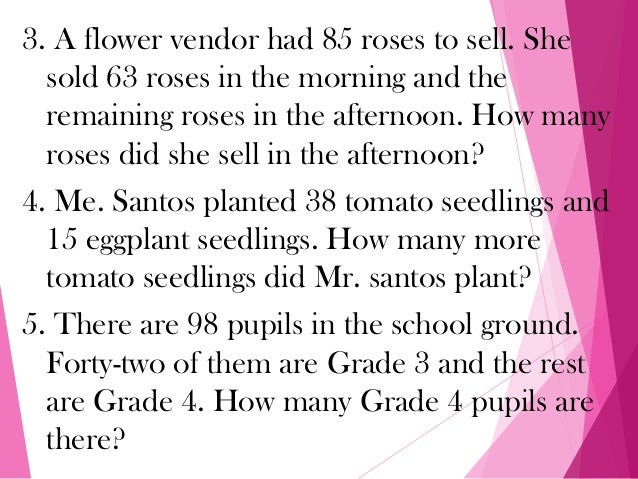 Problem Solving Involving Subtraction Problem Solving Using problem-solving-involving-subtraction-problem-solving-using