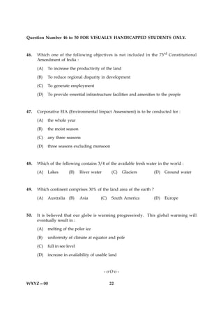 4. ugc net paper i question paper june 2006 | PDF