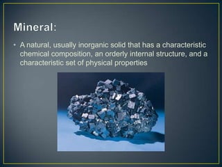 4. mineral notes | PPTX | Chemistry | Science
