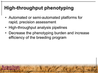 Genomic Selection & Precision Phenotyping | PDF