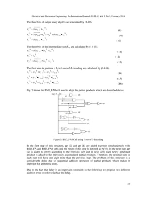 EFFICIENT MULTIPLIERS FOR 1-OUT-OF-3 BINARY SIGNED-DIGIT NUMBER SYSTEM | PDF