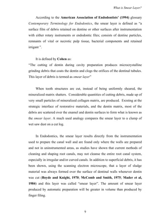 what is smear layer/rotary endodontic courses by indian dental academy ...