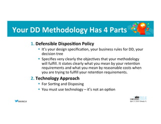 The Good, The Bad, and The Ugly of Defensible Disposition | PPT