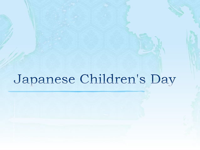 Japanese Children's Day | PPT