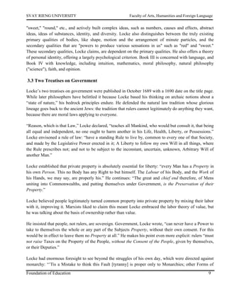 Biography of john locke | DOCX