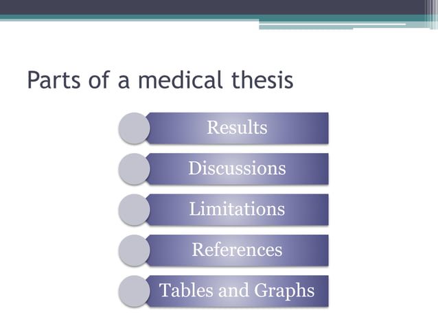 Medical Dissertations | PPTX | Publishing Industry | Industries
