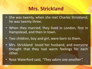 the women in strickland's life | PPTX | Bereavement | Family and ...