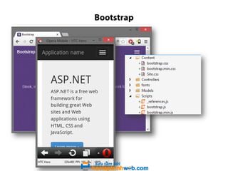 4. bootstrap aspdotnet-mvc5-slides | PDF