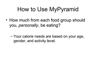 Make your own diet plan by using food paramyd | PPT