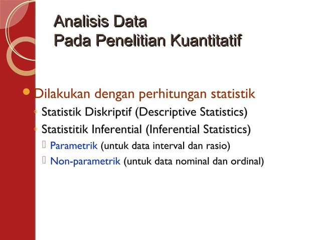 4. analisis kuantitatif dan kualitatif | PPT