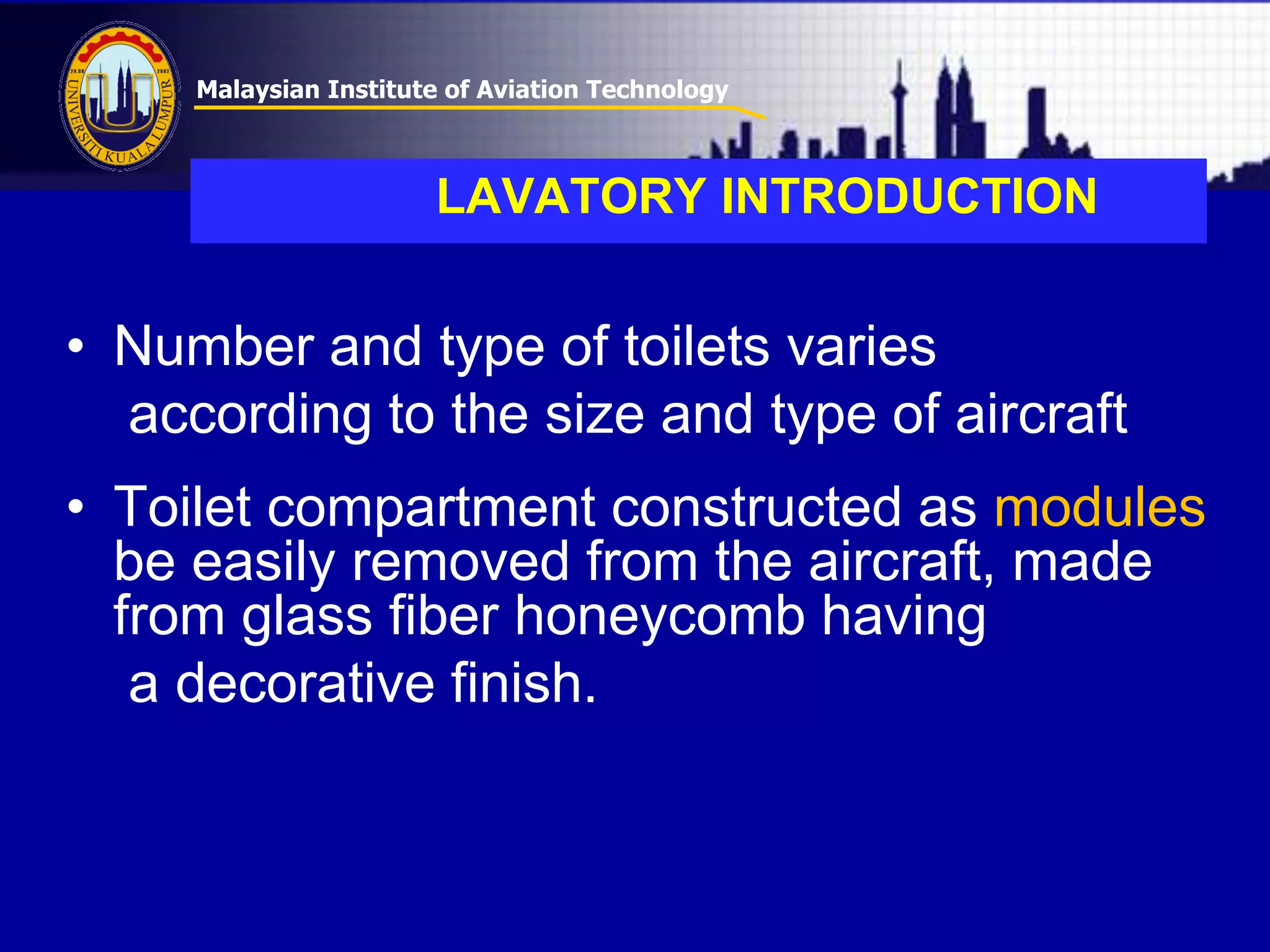 Cabin Interior System: Lavatory | PDF
