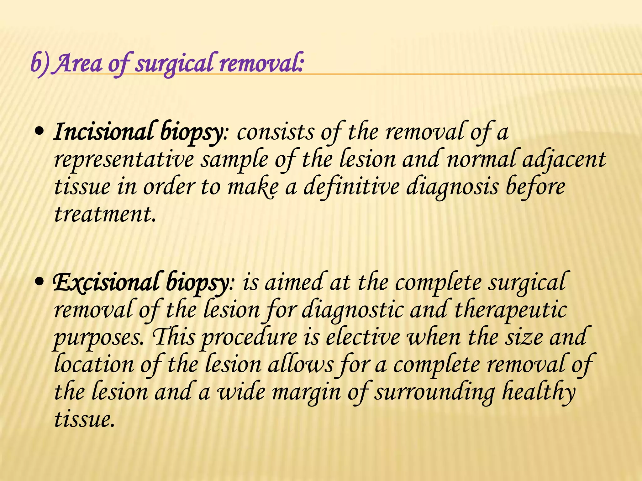 Biopsy ( oral pathology) | PPTX