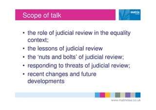 Judicial Reviews learning and the future | PDF | Legal Services ...