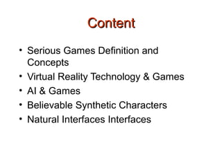 4. Serious Games: an Introduction | PPT