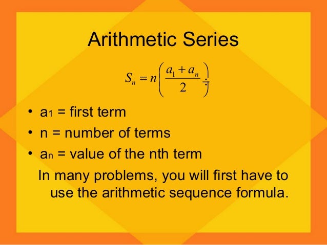 4.8 --arithmetic-sequences