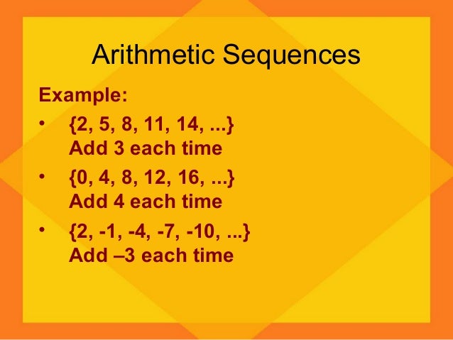 4.8 --arithmetic-sequences