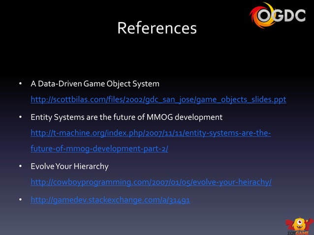 OGDC 2014_Entity system in mobile game development_Mr. Cody nguyen | PDF