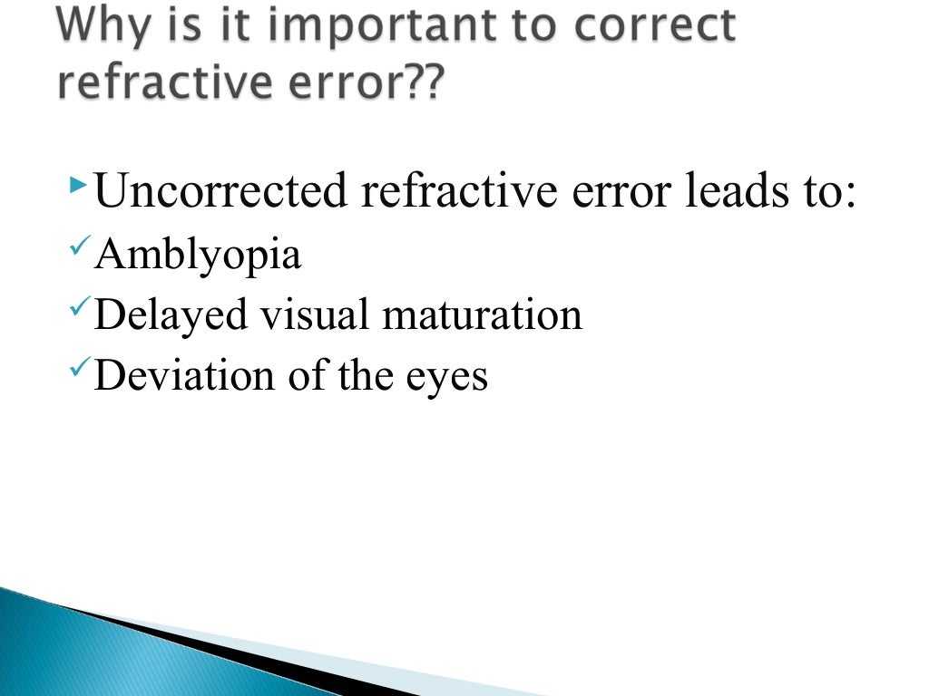 4.0 guidelines for prescribing glasses in children | PPT