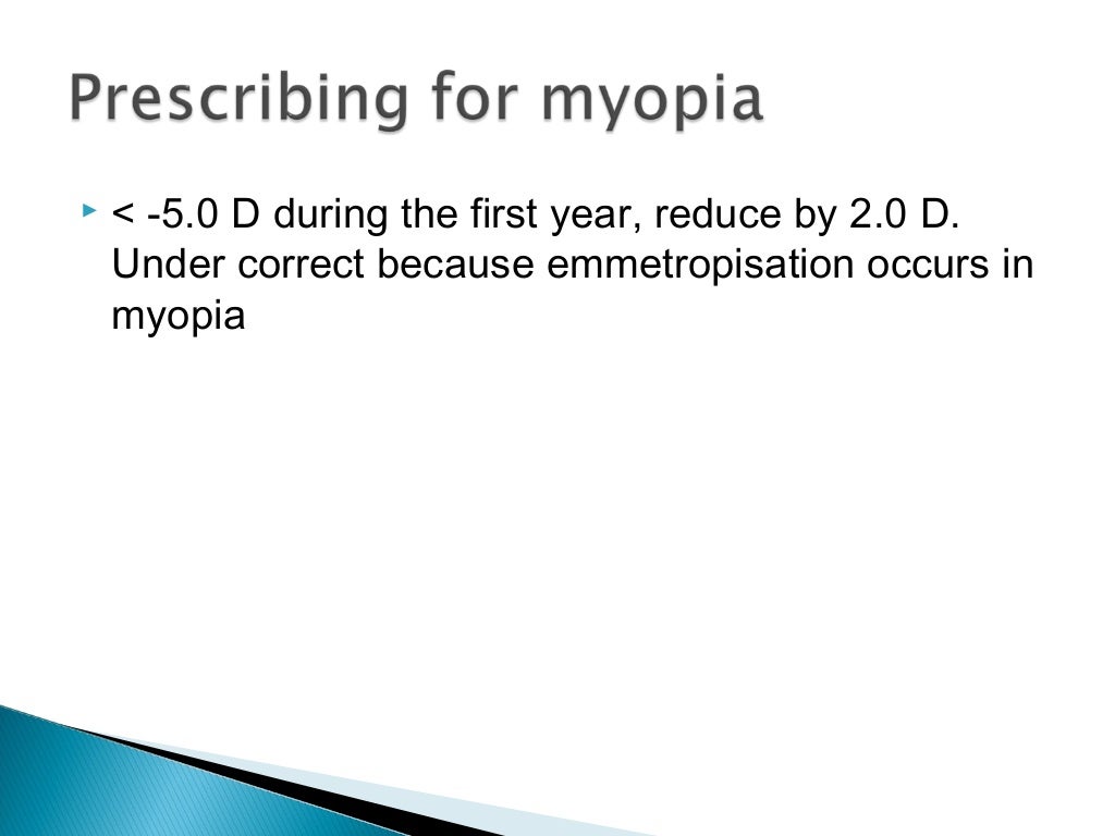 4.0 guidelines for prescribing glasses in children | PPT