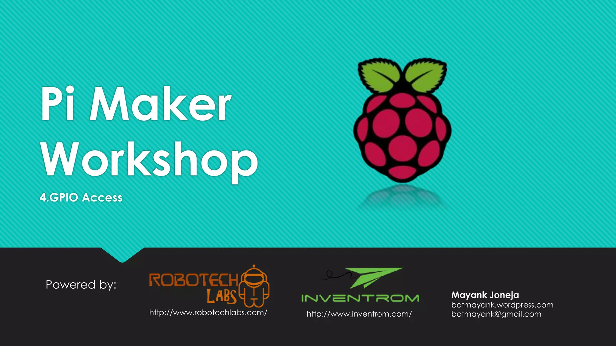 4. GPIO Access | PDF