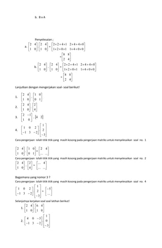4. matriks | PDF