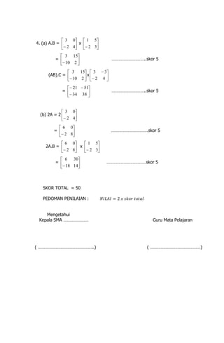 4. matriks | PDF