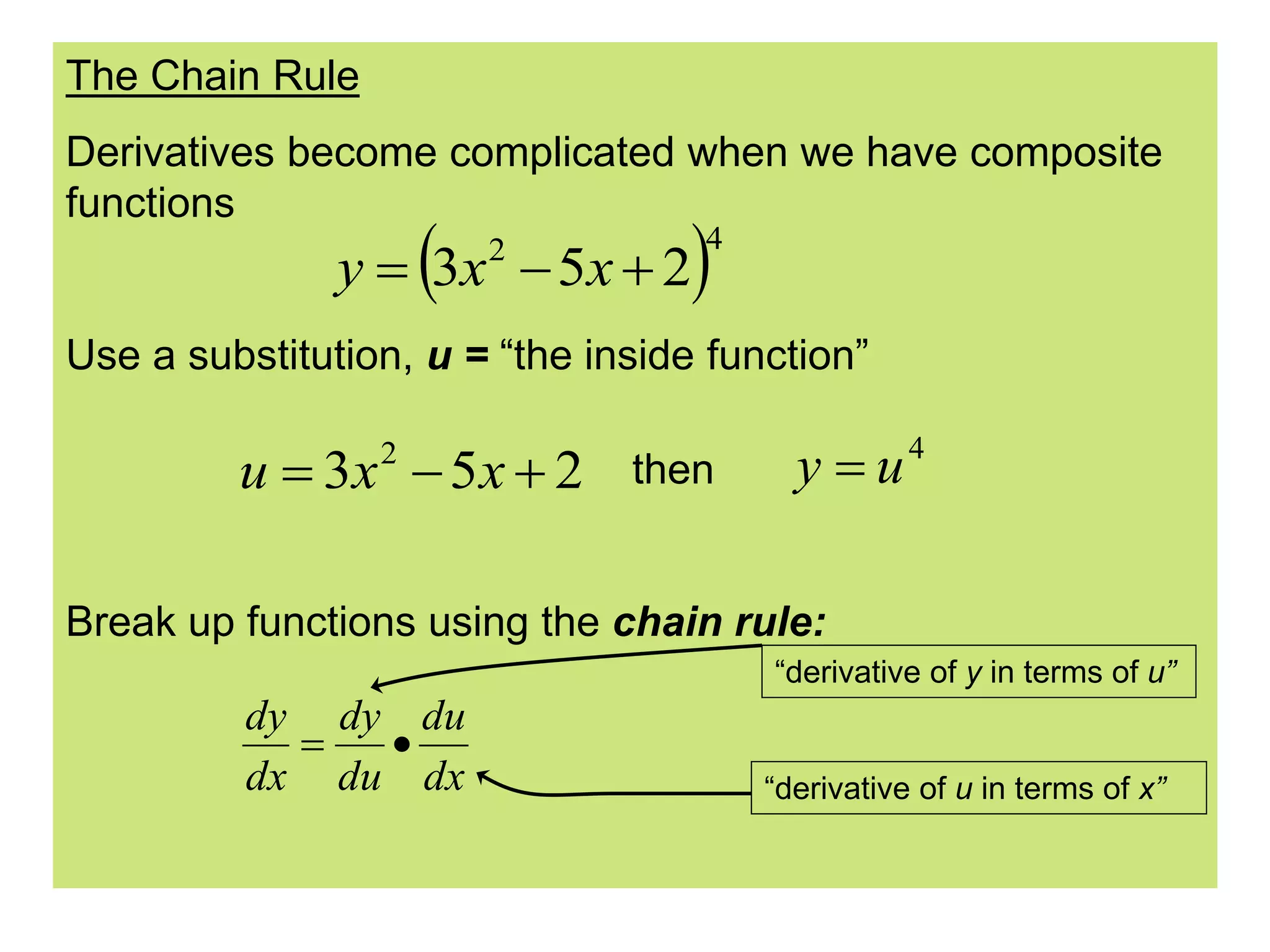 4.1 the chain rule | PPTX