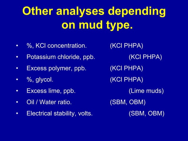 Drilling Fluids Mud | PPT | Chemistry | Science