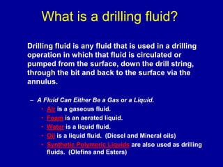 Drilling Fluids Mud | PPT