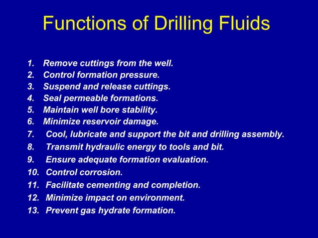 Drilling Fluids Mud | PPT | Chemistry | Science