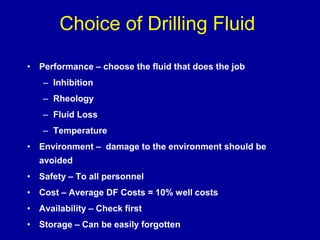 Drilling Fluids Mud | PPT